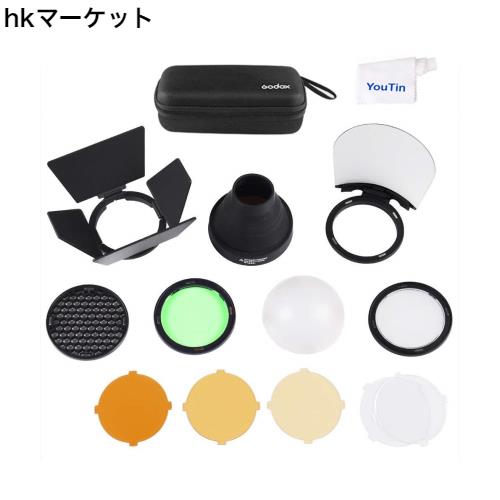 GODOX AK-R1 丸形フラッシュヘッドアクセサリーキット GODOX V1 AD100Proスピードライトおよび AD200 AD200Pro H200Rフラッシュヘッド用