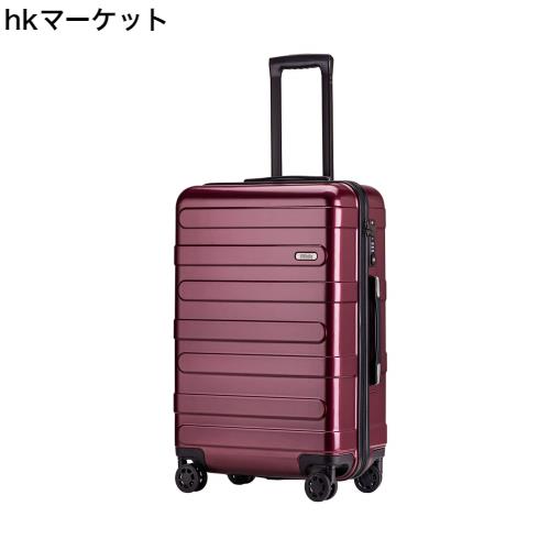 (ヴィヴィシティ) スーツケース キャリーバッグ キャリーケース 機内持込可 大容量 大型軽量 8輪 静音 TSAロック搭載 100%PC （Sサイズ