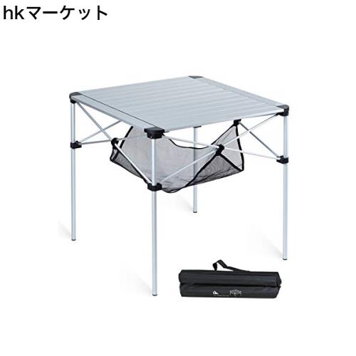 iClimb (アィクライム) アウトドア テーブル 性 キャンプ 折りたたみテーブル 耐荷重80kg ロールテーブル コンパクト キャンプ用品 机 ア