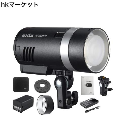 【Godox正規代理】Godox AD300Pro フラッシュストロボ 300Ws 5600K 2.4GTTL 1/8000s 高速同期 0.01〜1.5s リサイクル時間 320回フルパワー