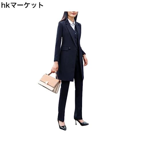[ByFshow] パンツスーツ レディース 洋服 スーツ セット 長袖 レジャー スリム エレガントロング ジャケット オフィススーツ春 秋 冬 就