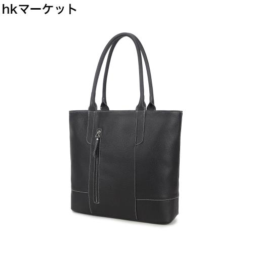 Kimura handmade トートバック メンズ 大容量 ビジネス 多機能 ファスナー レザー ブランド 通勤 男性用 トート 大型 人気 a4 LZ018… (L