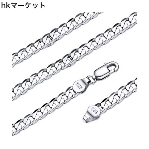 [Silvora] シルバー925 喜平 ネックレス メンズ 人気 金属アレルギー レディース チェーンネックレス 65cm 幅5mm アクセサリー