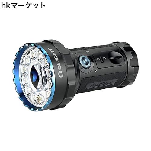 OLIGHT(オーライト) Marauder 2 懐中電灯 ledフラッシュライト 強力 最強 ハンディライト 14000ルーメン 射程800M 54Hランタイム アルミ
