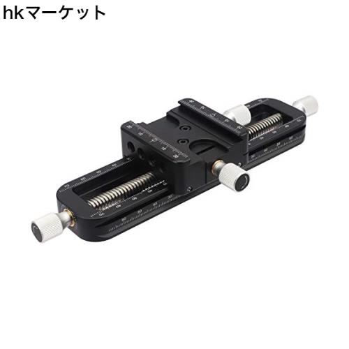 Haoge FM-160 Wormdrive マクロレール マクロ撮影トラック用 フォーカススタッキング 精密フォーカススライダー クローズアップ シューテ