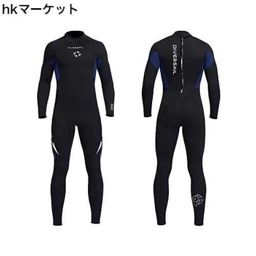 Owntop ウェットスーツ フルスーツ メンズ 3mm ストレッチ ネオプレン素材 日焼け止め UVカット 保温 ワンピース ダイビング サーフィン