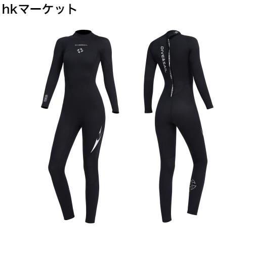Owntop ウェットスーツ フルスーツ レディース 3mm ストレッチ ネオプレン素材 日焼け止め UVカット 保温 ワンピース ダイビング サーフ