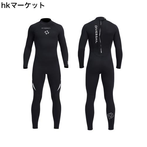 Owntop ウェットスーツ フルスーツ メンズ 3mm ストレッチ ネオプレン素材 日焼け止め UVカット 保温 ワンピース ダイビング サーフィン