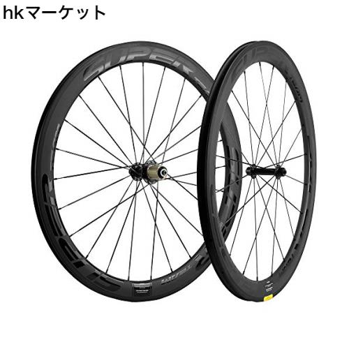 SUPERTEAM 50/25mm UCI 承認済み ホイール 700c カーボン ーホイールセットクリンチャ UD マット (ブラック)