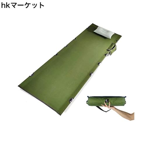 Dominant-X コット キャンプ アウトドアベッド 超軽量 コンパクト 折りたたみ式 静音設計 耐荷重150kg 防水 通気性 防災 車中泊 枕と収納