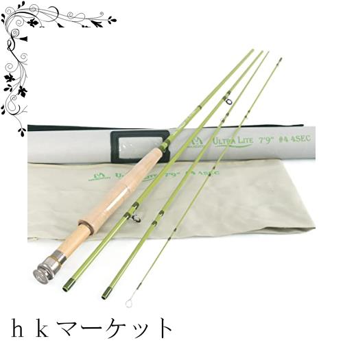 M MAXIMUMCATCH Maxcatch Ultra-lite 山岳渓流用フライロッド 1/2/3ウェイト カーボンロッド フライフィッシングために設計された (4wt 7
