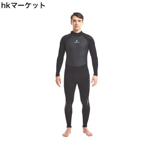 MORGEN SKY ウェットスーツ レディース フルスーツ 3mm 長袖 ワンピース ネオプレン素材 ダイビング サーフィン シュノーケリング フィッ