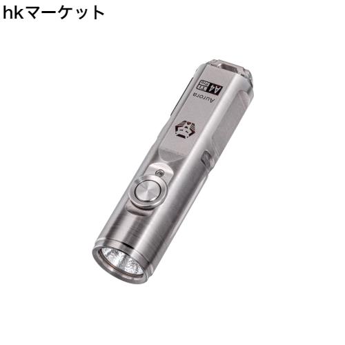 RovyVon A4 Pro チタン キーチェーン懐中電灯、超明るい 650 ルーメン小さな EDC 懐中電灯の世帯、屋外、キャンプ、祭典のため