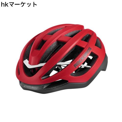 ROCKBROS(ロックブロス)自転車 ヘルメット ロードバイク CPSE/CE認証 サイクルヘルメット 軽量 高剛性 超通気 サイズ調整可 大人 M/L(レ