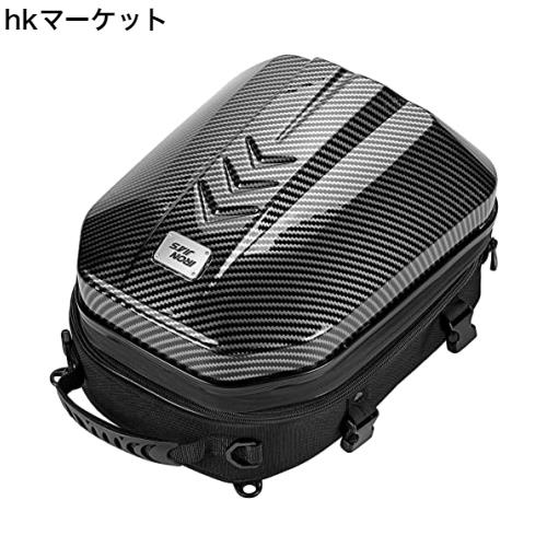 Grapelet シートバッグ 24L-35L リュック 錠付き バイクバッグ ツーリングバッグ ハードシェルバッグ 3way 炭素繊維 防水 ...