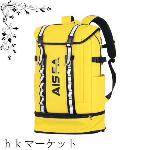 [AISFA] リュックメンズ リュックサックバックパック スクエア 30L 防水15.6インチ PC ビジネス ラップトップバック USB充電ポート付き