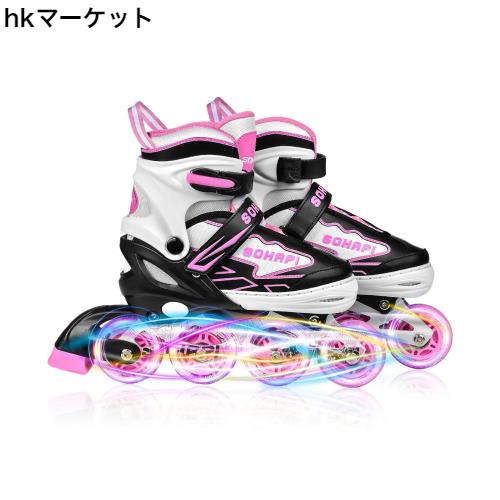 SOHAPI インラインスケート インラインシューズ ローラースケート 大人 子供用 ジュニア ローラー ローラーブレード 女の子 男の子 初心の通販はau PAY マーケット - hk ...