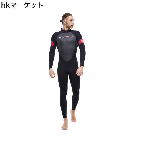 ウェットスーツ 3mm メンズ ウエットスーツ ウェット フルスーツ バックジップ ネオプレン 腕 足 ファスナ サーフィン ダイビング シュノ