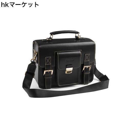 Cwatcun カメラバッグ リュック 英国風 一眼レフ カメラバッ 、旅行撮影バッグキヤノン、ニコン、ソニー、富士デジタル一眼レフ/ミラーレ