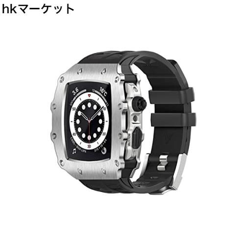 AHNHSKY Apple Watch ケース 45mm | 44mm バンド カバー 耐衝撃 傷防止 スポーツバンド アップルウォッチ バンド iWatch Series 9/8/7/SE