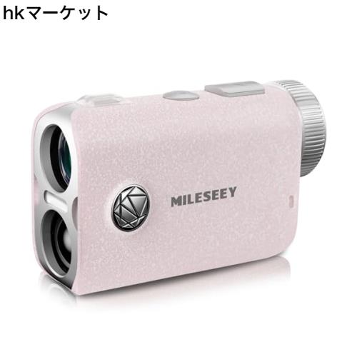 MiLESEEY ゴルフ レーザー距離計 【IP65防水/手のひらサイズ/超速0.1S測定】 PF1 超小型 1000yd対応 高透過率 7.5°視野角 6倍望遠 高低