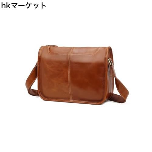 [Kimura handmade] 斜めがけ ショルダーバッグ バッグ メンズ レザー レディーズ 本革 ファスナー ブランド 人気 小さめ 旅行 011 (SF060