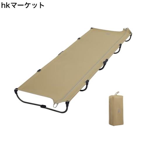 TIMBER RIDGE キャンプコット 軽量2.9kg 数秒セットアップ 折りたたみ 一体式 アルミ+スチール製 耐荷重102kg L190.5*W66*H15.5cm キャン