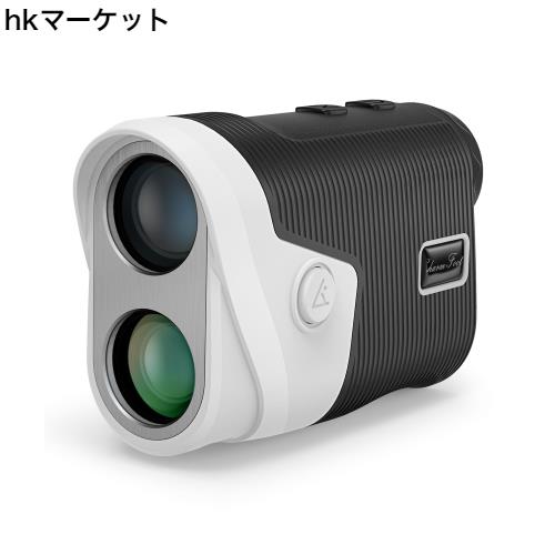 Charm Foot ゴルフレーザー距離計 超軽量 1200yd対応 距離計測器 ゴルフ 距離計 高透過レンズ 6倍率光学望遠 高低差測定ON/OFF スロープ