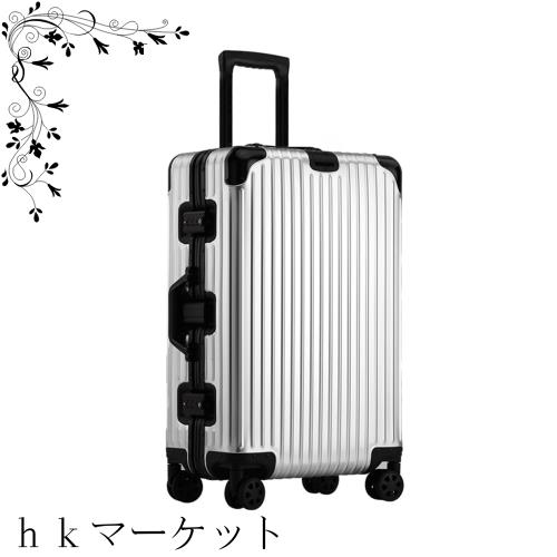 [lanbao] スーツケース オールアルミ合金 キャリーケース アルミ合金ボディ TSAロック搭載 360度回転 静音ダブルキャスター 超軽量 機内