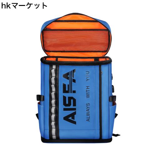 [AISFA] リュック メンズ 防水 バックパックスクエア リュックサック 17インチ PC ビジネスリュック ラップトップバック 2層式 拡張機能