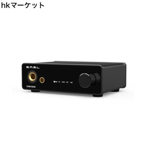 S.M.S.L DS100 USB MQA DAC CS43131 チップ搭載 6.35mm ＆ 4.4mm ヘッドホンアンプ MQA MQA-CD XMOS XU-316 32bit/768kHz DSD256 USB/光/