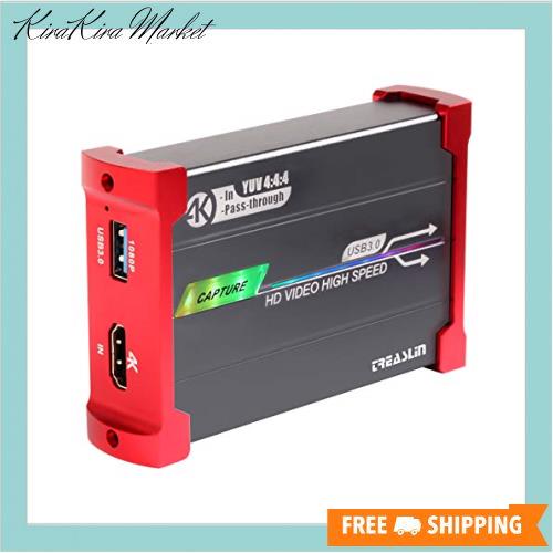 TreasLin usb Live Gamer HSV3218 [4Kパススルー対応 ゲームキャプチャーボックス] 3.5mmオーディオ入力/出力 60fps高速記録＆遅延なしゲの通販はau ...
