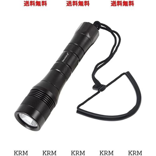 SecurityIng DF08 ダイビングライト 電池式 1050ルーメン 水中ライト ダイビング 水中150メートル IPX8防水 耐衝撃 ダイバーライト 水中