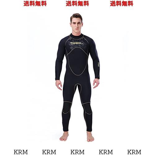 MORGEN SKY ウェットスーツ 5mm メンズ セミドライ ネオプレン 裏起毛 フルスーツ バックジップ仕様 ダイビング サーフィン SUP 釣り カ