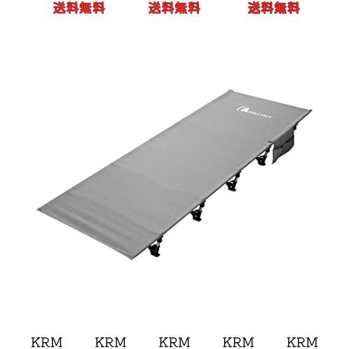 Moon Lence コット キャンプ アウトドアベッド 折りたたみ 簡易 コンパクト 超軽量 耐荷重160kg 枕*収納ケース*キャリーバッグ付き 防水