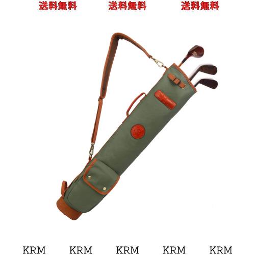 TOURBON ゴルフ クラブケース 練習用 軽量 フリースパッド入り ゴルフバッグ-グリーン