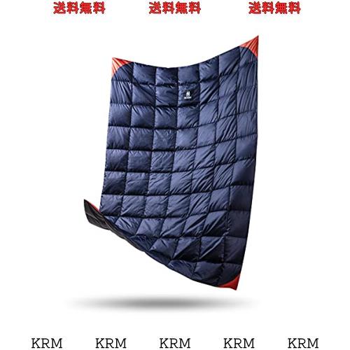 OneTigris ダウンブランケット 195cm？135cm マルチブランケット 防寒 キャンプ アウトドア ひざ掛け 掛け布団 車中泊 超軽量 テント用キ