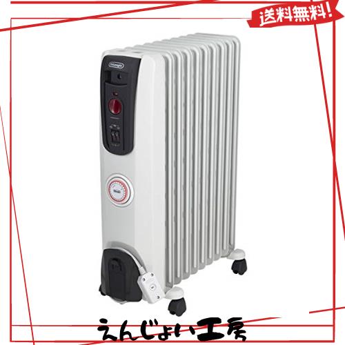 De’Longhi (デロンギ) オイルヒーター H771015EFSN-BK 電気ヒーター ゼロ風暖房 静音 乾燥しにくい 表面温度約80℃ 24時間タイマー 安全