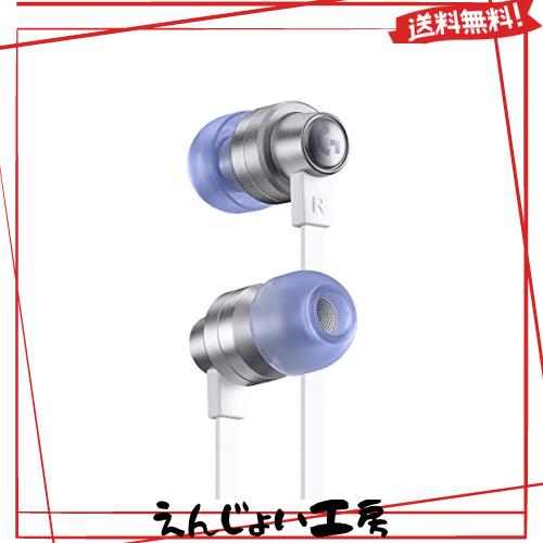 Logicool G(ロジクール G) G333 ゲーミングイヤホン 有線 イヤホン ホワイト インライン マイク 3.5mm USB-C ボリュームコントロール PS5