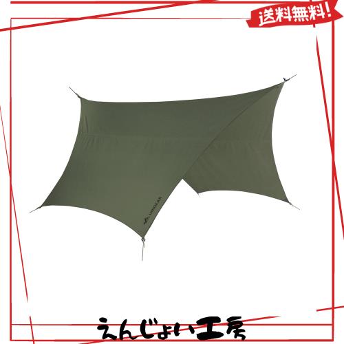 Unigear ヘキサタープ tcタープ ポリコットン 5m延長ベルト付き 3.2ｍｘ2.9ｍ テントとの取り組み可能 焚き火 タープ 遮光 遮熱 難燃 軽