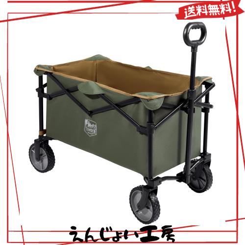 TIMBER RIDGE キャリーカート キャリーワゴン アウトドアワゴン 折りたたみ 大容量 147L 軽量 収束式 全地形対応 自立収納 耐荷重100kg