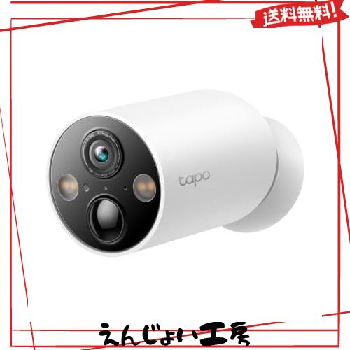 TP-Link Tapo 防犯カメラ 屋外 屋内 マグネット WiFi カメラ 見守りカメラ ペットカメラ Wi-Fi フルワイヤレス 充電式 2K QHD 4MP IP66