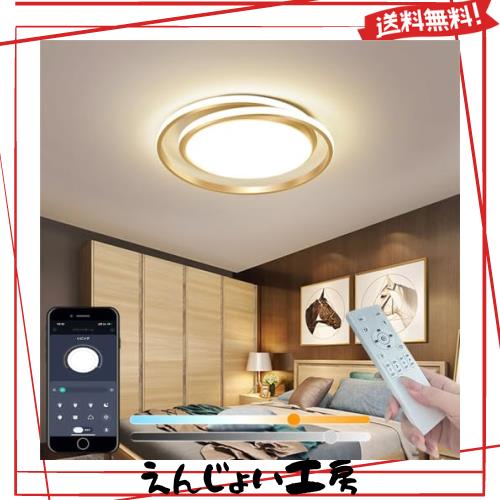 KOVOL LED シーリングライト 10畳 12畳 14畳 おしゃれ 北欧 照明器具 天井 「APP遠隔制御 無段階調光調色 引っ掛対応 工事不要 日本語取