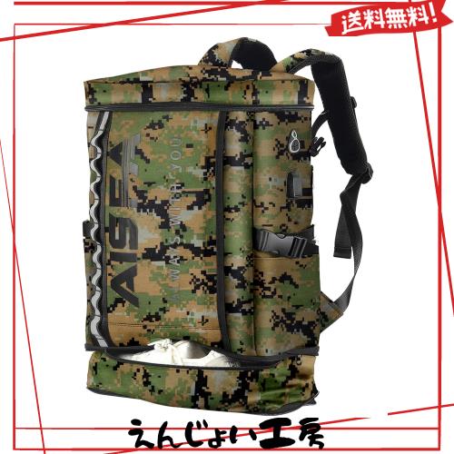 [AISFA] リュック メンズ リュックサック スクエア バックパック 防水17インチ PC ビジネス ラップトップバック USB充電ポート付き 30L