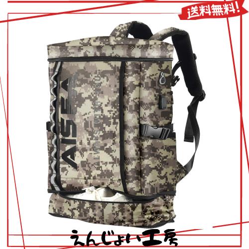 [AISFA] リュック メンズ リュックサック スクエア バックパック 防水17インチ PC ビジネス ラップトップバック USB充電ポート付き 30L