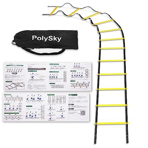 【国内保証】トレーニングラダー PolySky ラダー トレーニング 野球 サッカー 3m 4m 6m 9m 10m 収納袋付き スピード ...