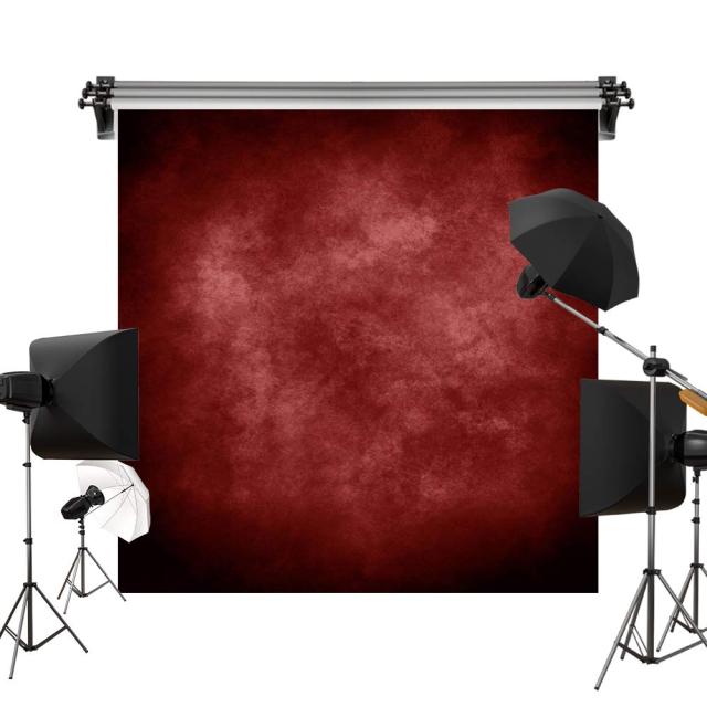 Kate 3x3m 復古 赤い色 背景布 テクスチャ 写真 背景 人物撮影 撮影用 背景 布 カスタマイズ可能背景