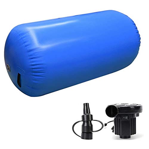 Kaiersn エアーロール インフレータブル 体操 バク転練習 空気入れ 軽量 エアマット バレルロール エアポンプ付き 体操/ヨガ/トレーニン