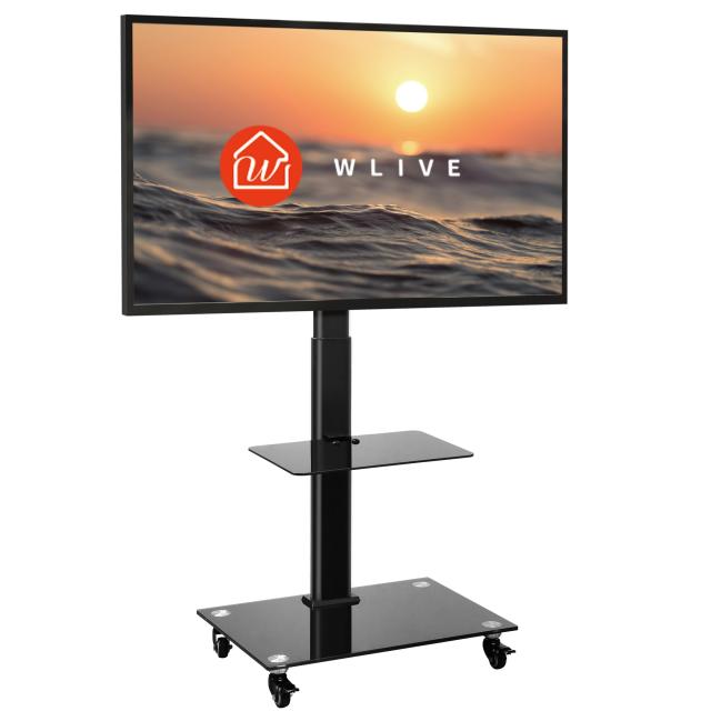 WLIVE テレビスタンド 壁寄せテレビスタンド 30〜65インチ対応 キャスター付き 壁寄せ VESA規格 横100-600mm 縦100-400mm tvスタンド 液