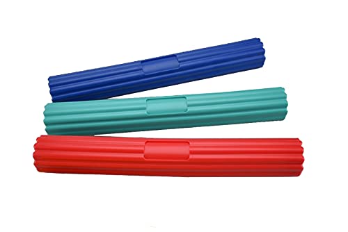 フレックスバーは 弾性バー テニス肘 ゴルフ肘 腕力トレーニング 上半身筋肉 トレーニング 台湾製 握力トレーニング ギフト (レッド＆グリ